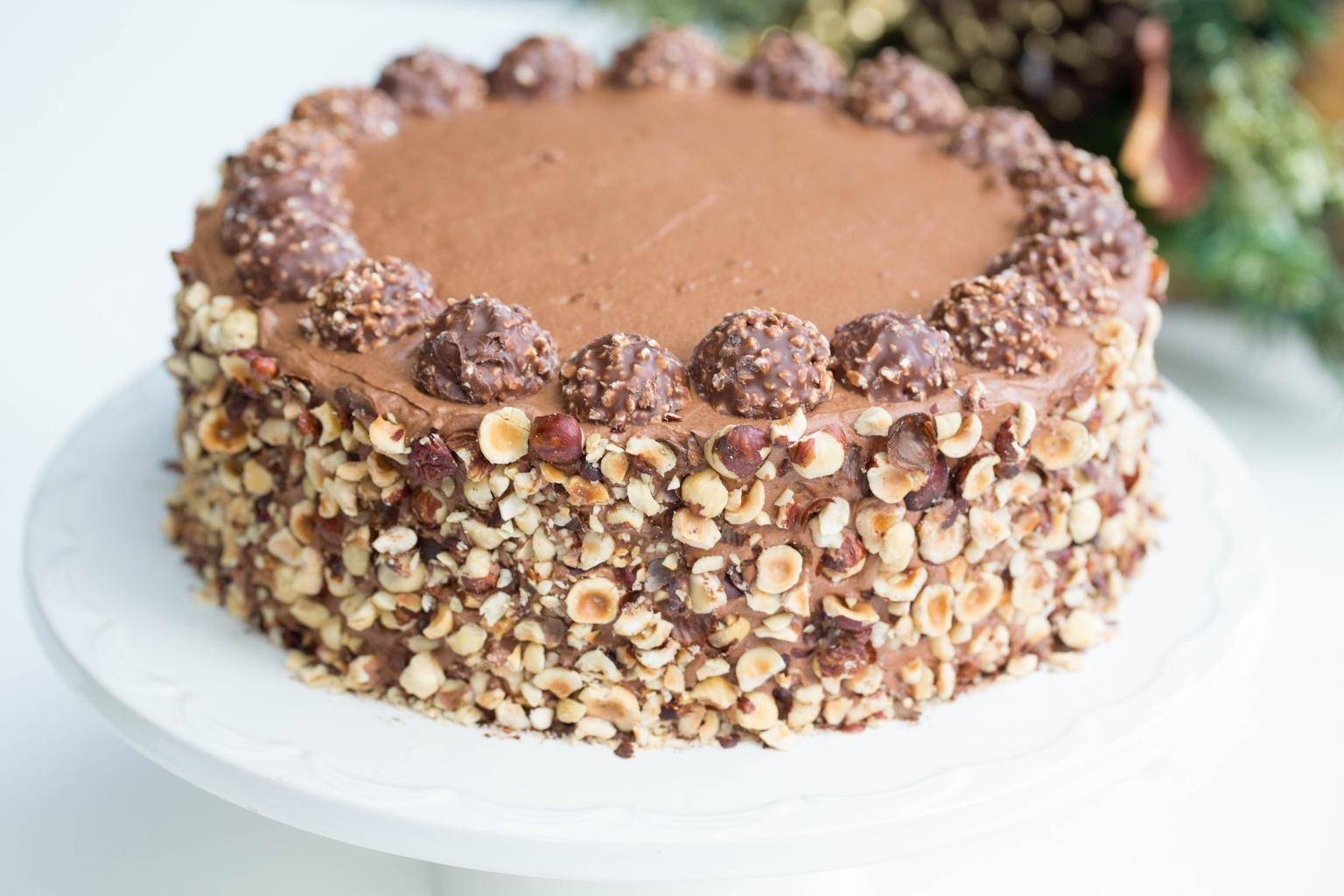 Ferrero Rocher Cake Recipe - Momsdish