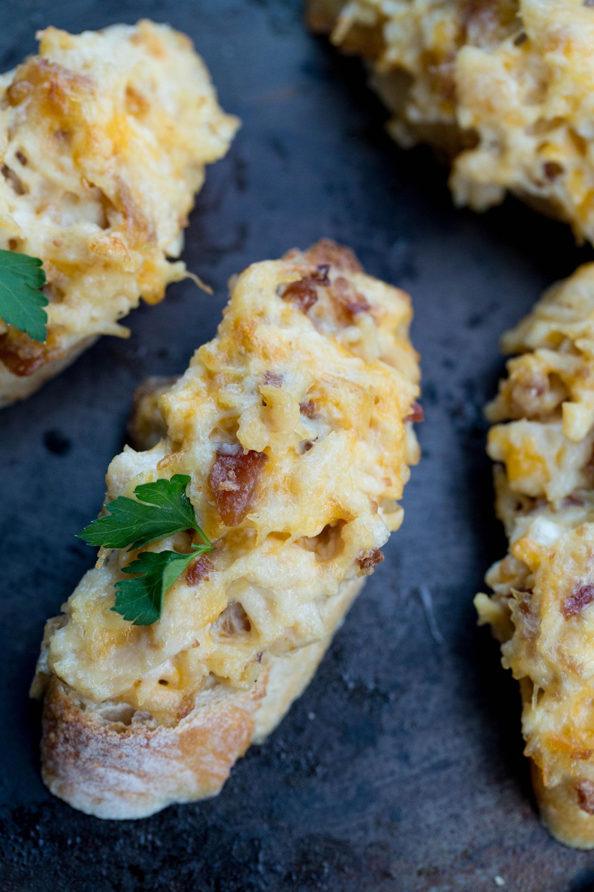 Chicken Bacon Canapés - Momsdish