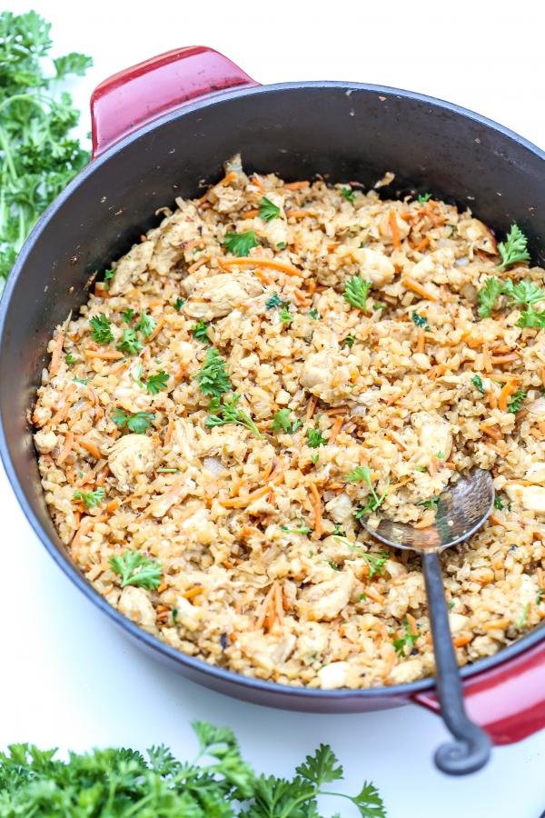 Creamy Cauliflower Rice Recipe - Momsdish
