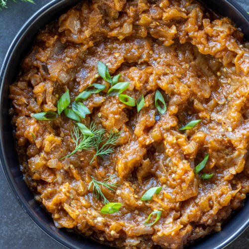 Eggplant Ikra Spread - Momsdish