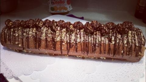 Ferrero Rocher Cake Roll - Momsdish