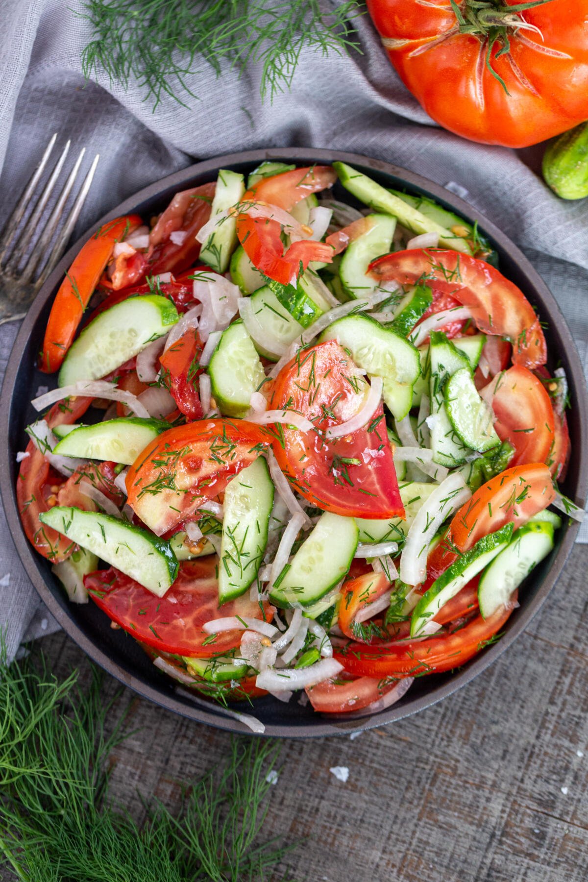 Creamy Cucumber Radish Salad - Momsdish