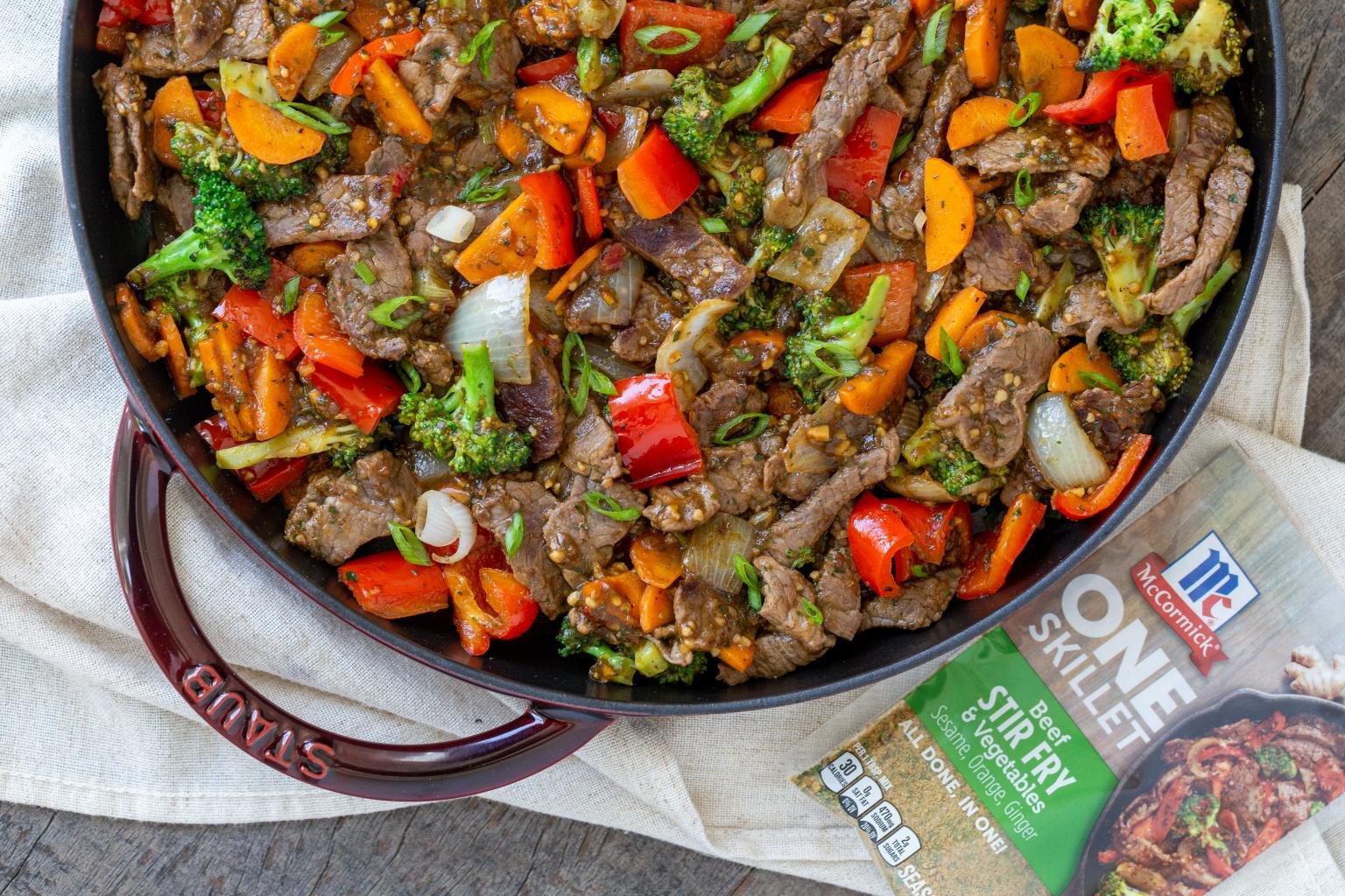 One Skillet Beef Stir Fry - Momsdish