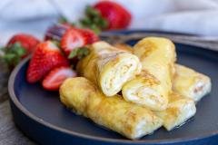 Nalysnyky (Ukrainian Crepes with Sweet Cheese) - Momsdish
