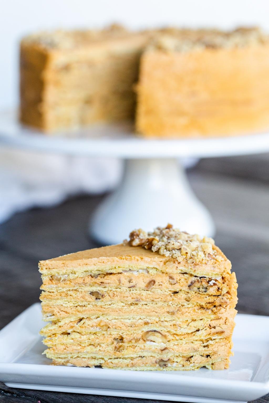 Meringue Napoleon Cake (Classic with Surprise) - Momsdish