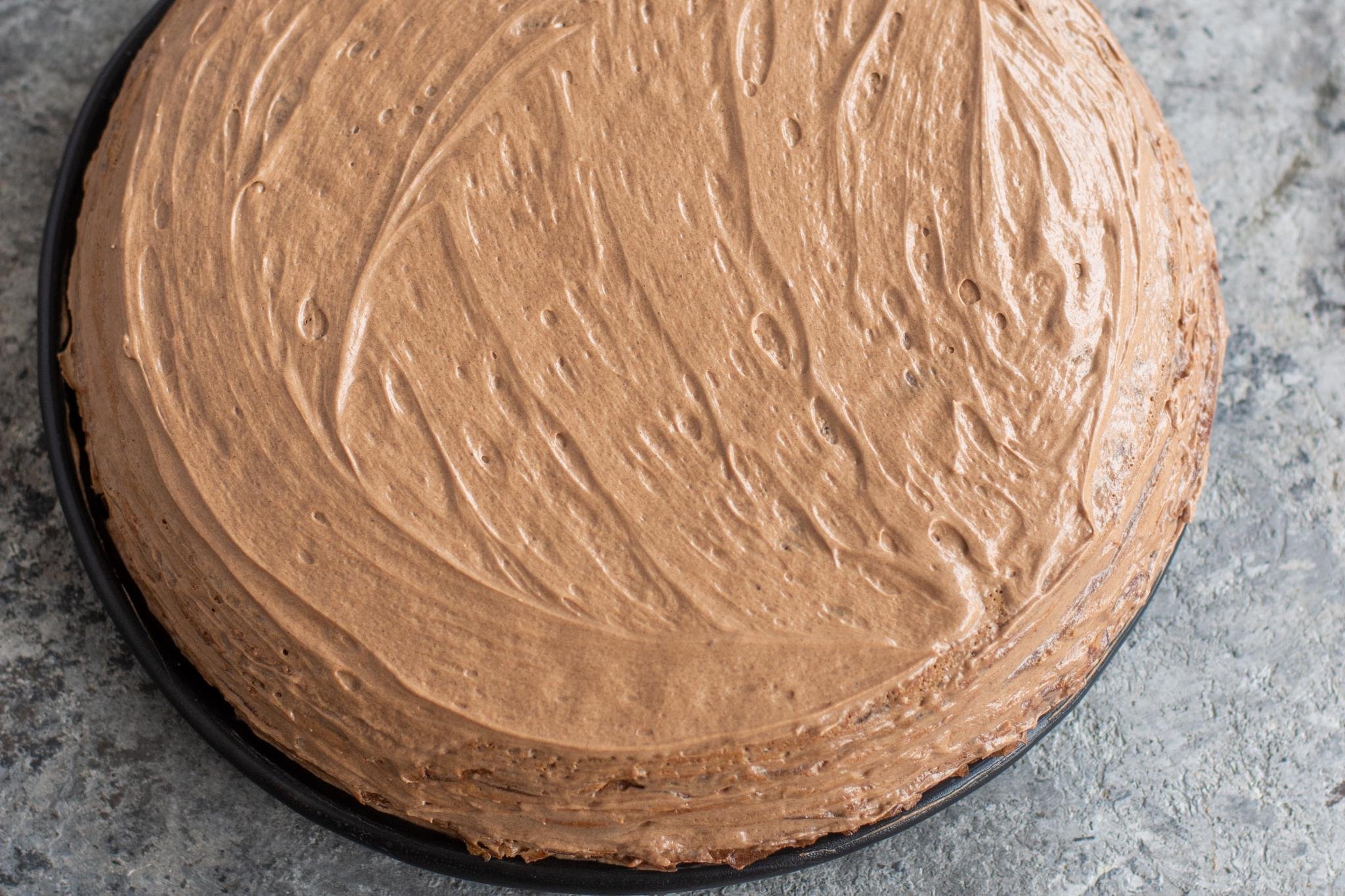 Nutella Crepe Cake Recipe - Momsdish
