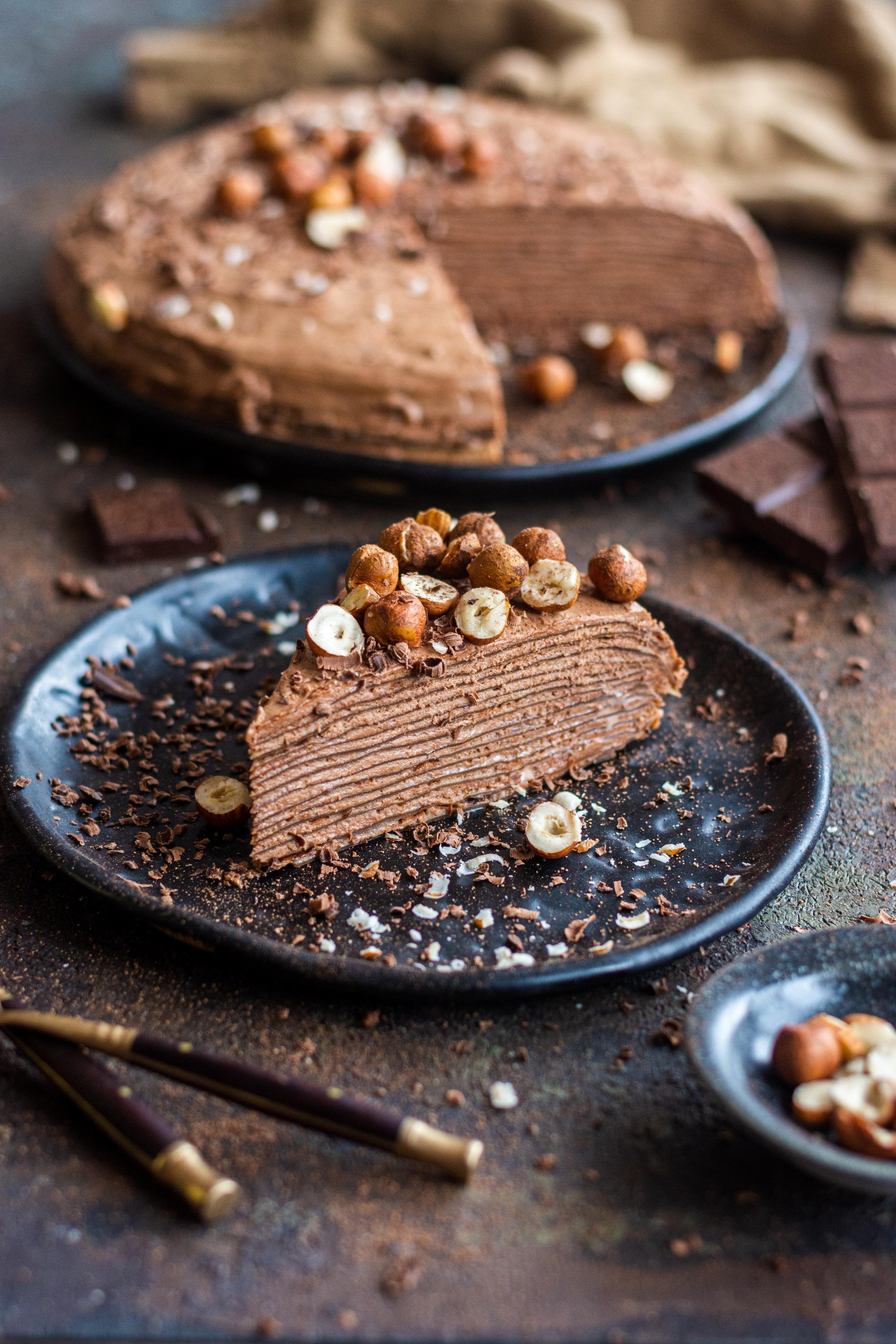 Nutella Crepe Cake Recipe - Momsdish