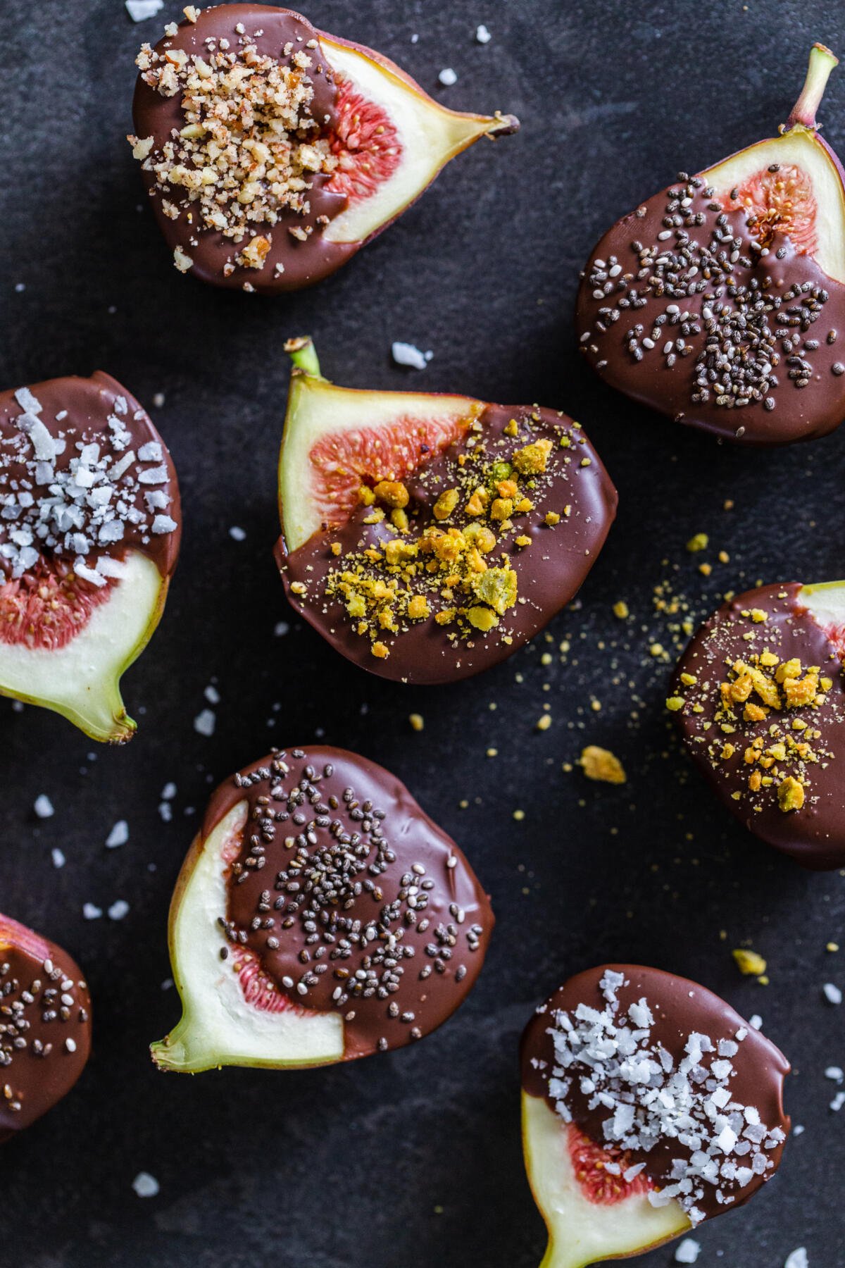 Chocolate Dipped Figs (So Easy) - Momsdish