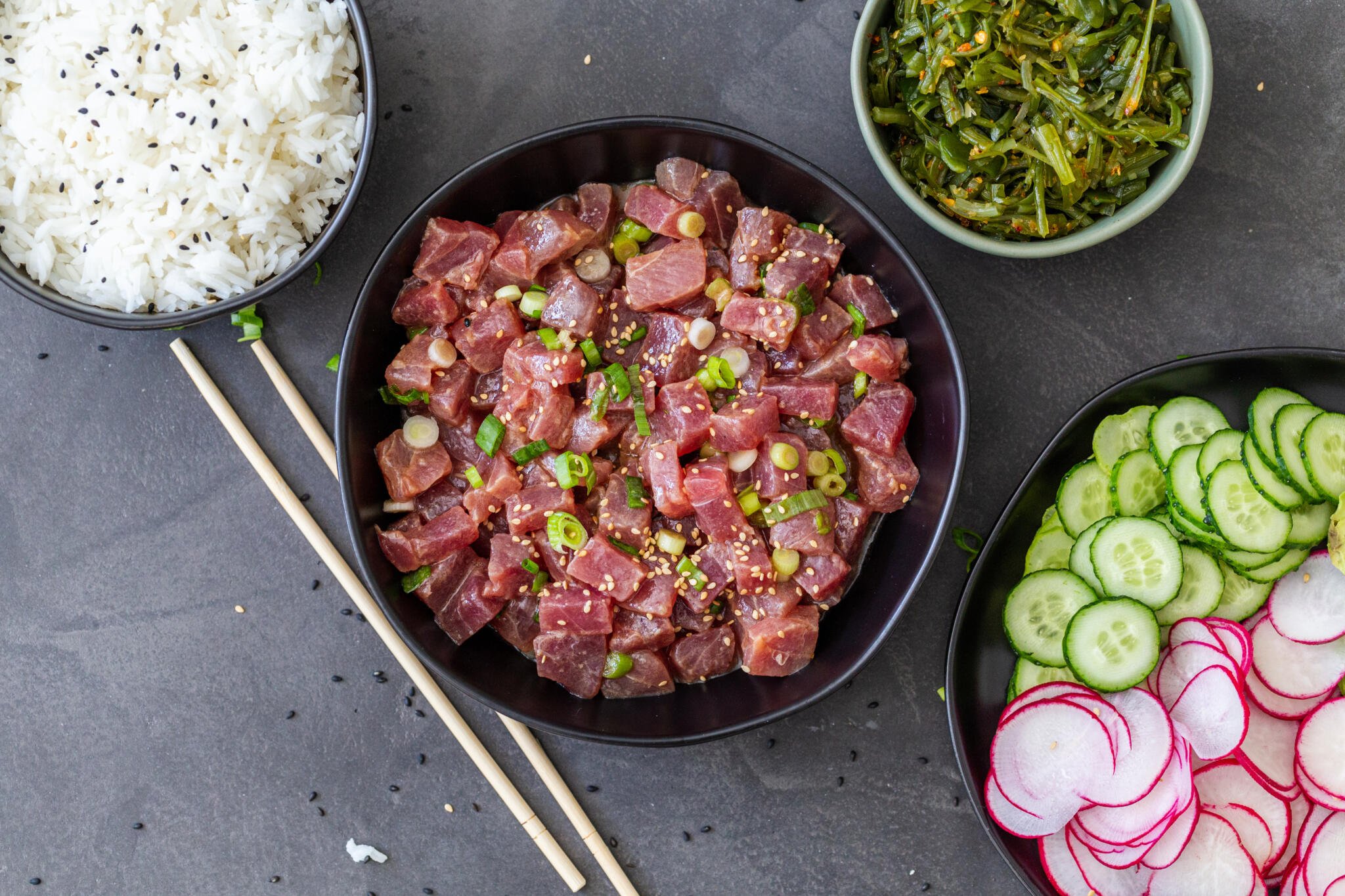 Hawaiian Poke Bowl - Momsdish