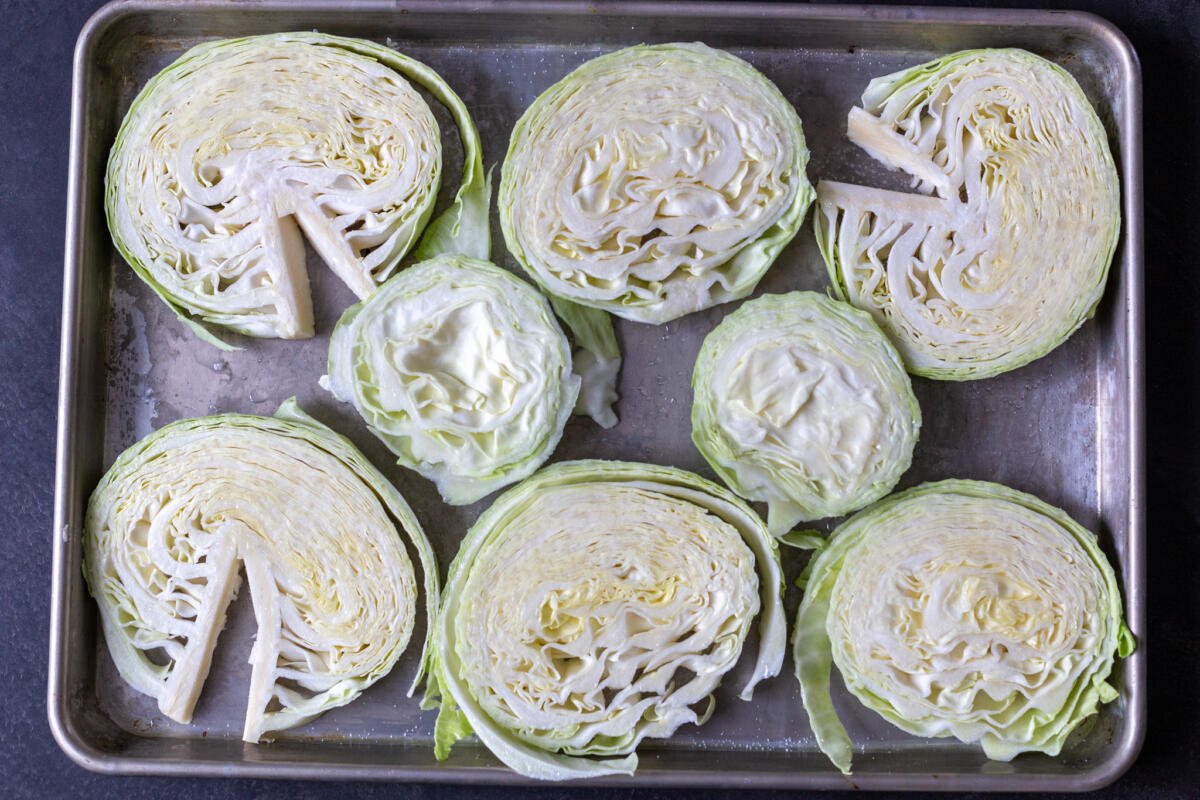 Crispy Roasted Cabbage Steaks - Momsdish