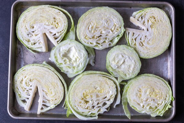 Crispy Roasted Cabbage Steaks - Momsdish