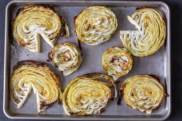 Crispy Roasted Cabbage Steaks - Momsdish