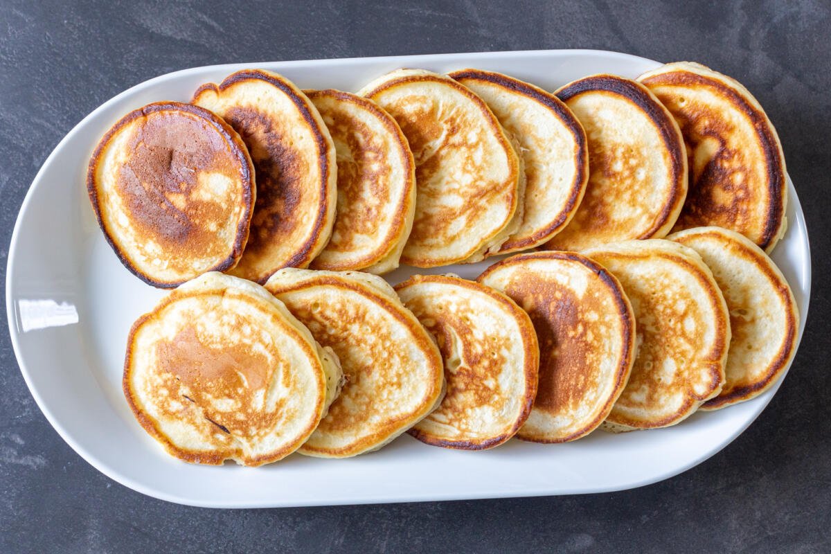 Russian Pancakes Oladi (Buttermilk Pancakes) - Momsdish