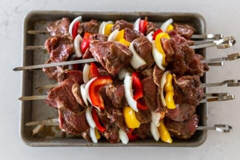 The Best Grilled Lamb Kabobs - Momsdish