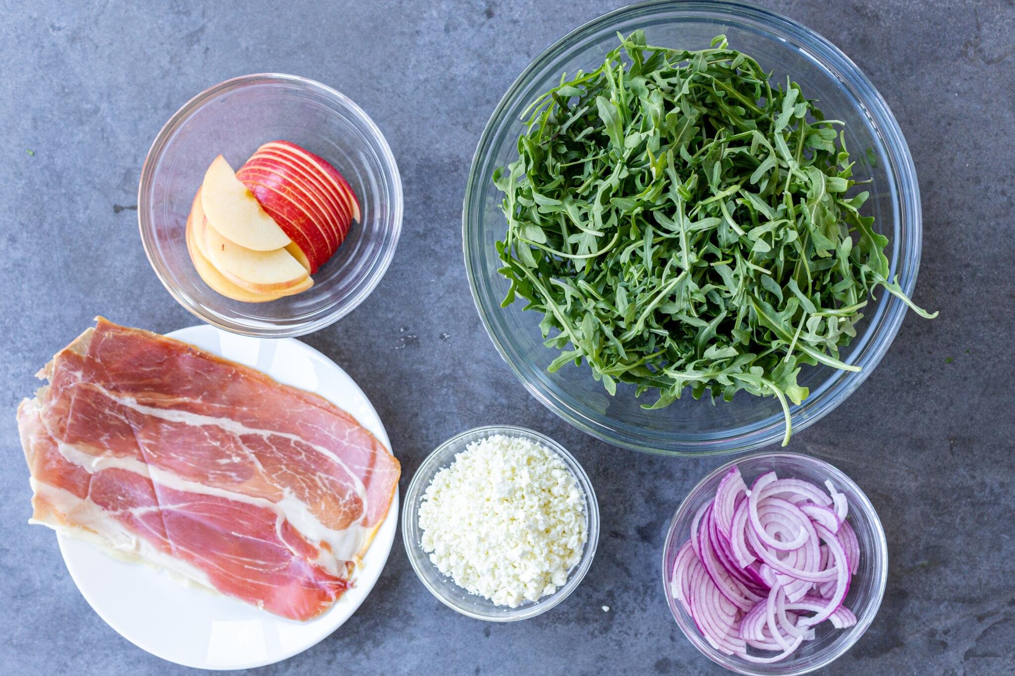 Bayonne Ham Arugula Salad Recipe - Momsdish