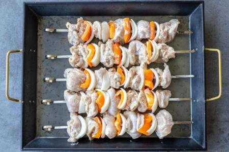 Grilled Chicken Kebabs - Momsdish