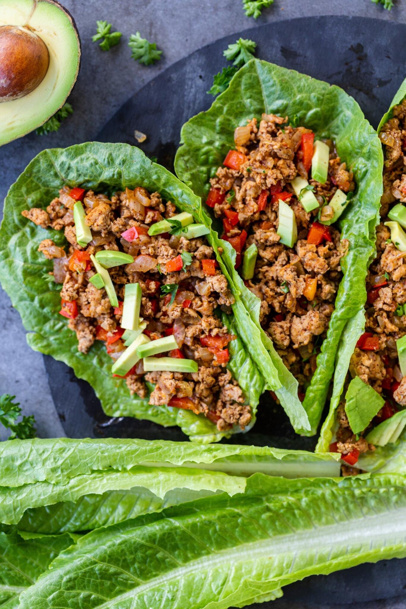 Healthy Turkey Lettuce Wraps (Quick & Easy) - Momsdish