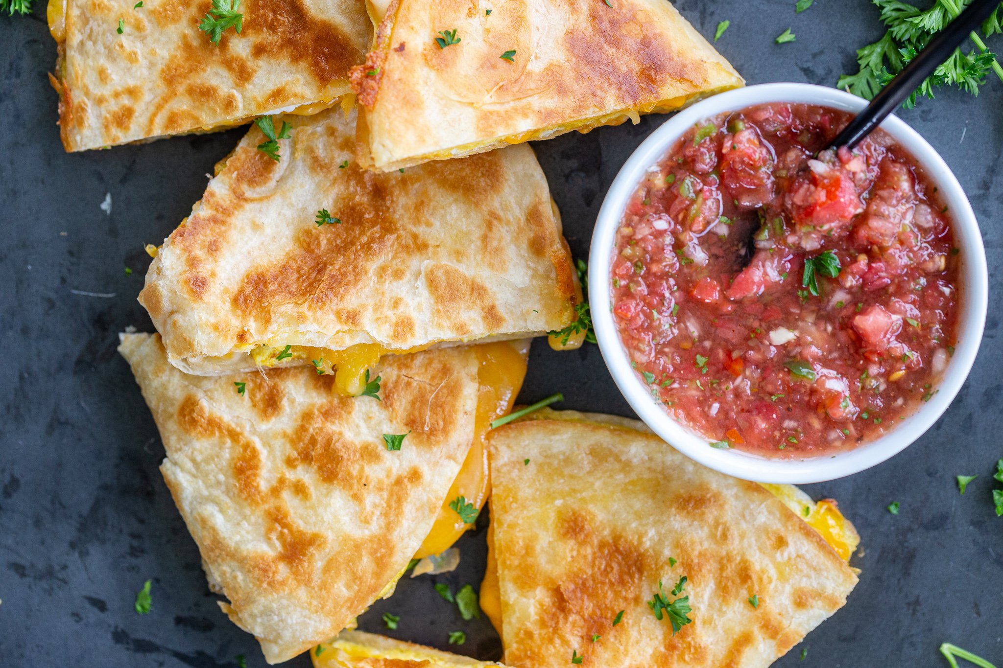 Breakfast Quesadillas (Only 5 Ingredients) - Momsdish