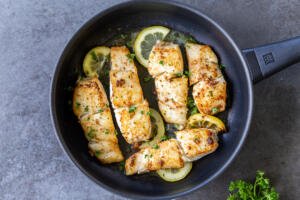 Pan-Seared Halibut (Only 4 Ingredients) - Momsdish