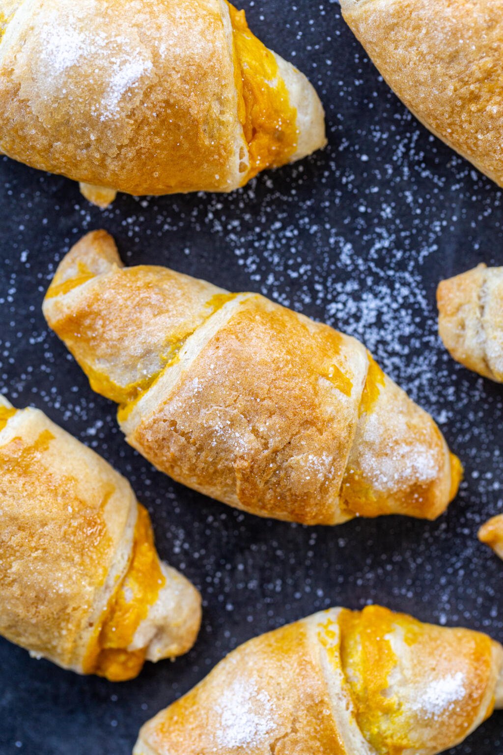 Pumpkin Croissants (4 Ingredients) - Momsdish