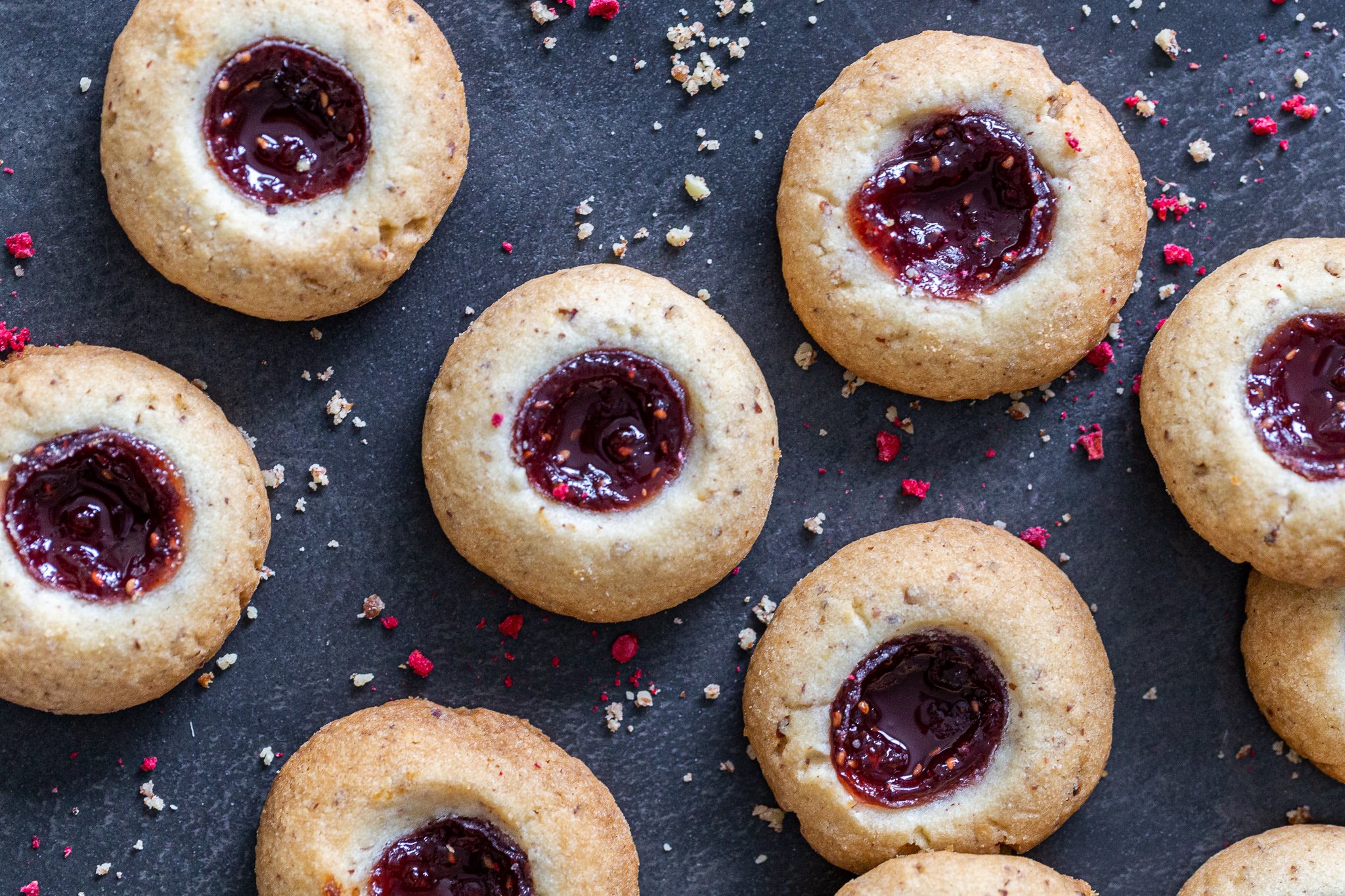 Raspberry Jam Cookies
