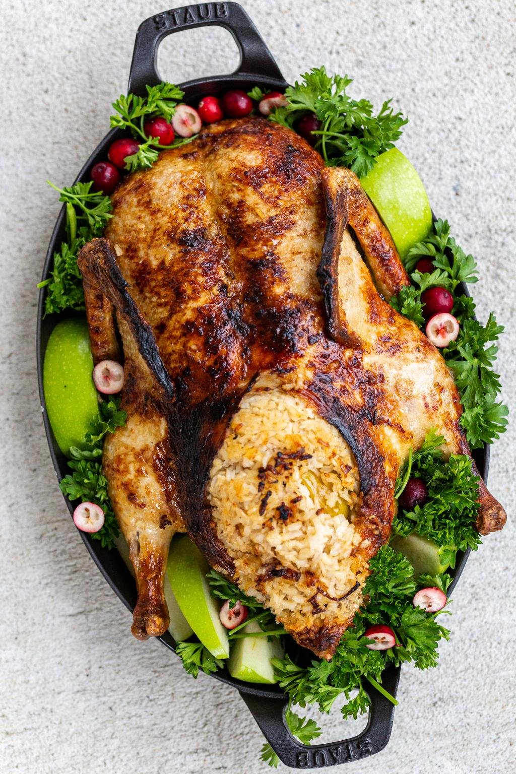 Roasted Stuffed Duck Recipe - Momsdish