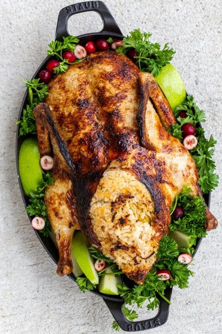 Roasted Stuffed Duck Recipe - Momsdish