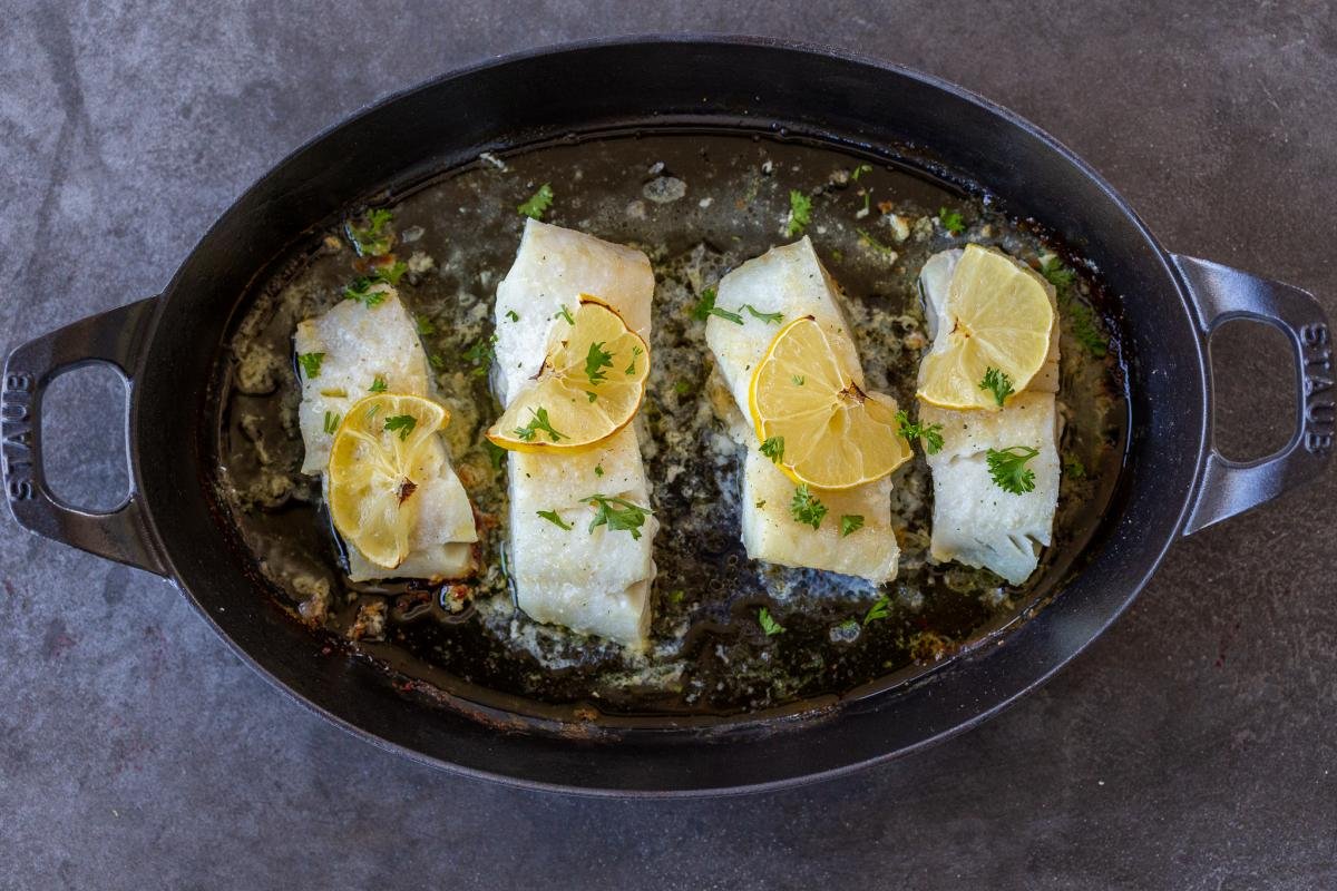 Oven-Baked Butter Cod Recipe (4 Ingredients) - Momsdish