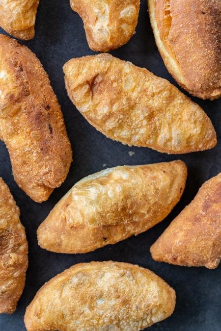 Piroshky with Overnight Dough (Cabbage or Meat Filling) - Momsdish