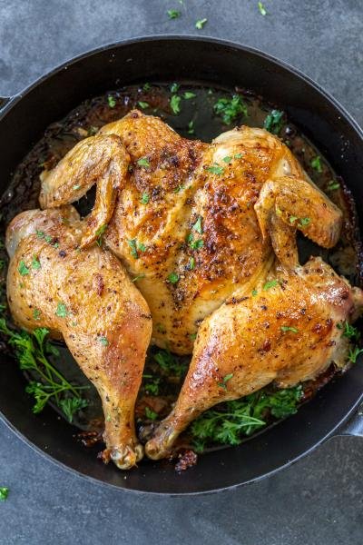 Spatchcock Chicken (Crazy Easy) - Momsdish