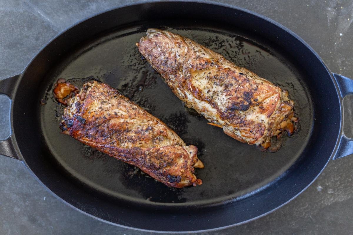 Mushroom Pork Roulade - Momsdish