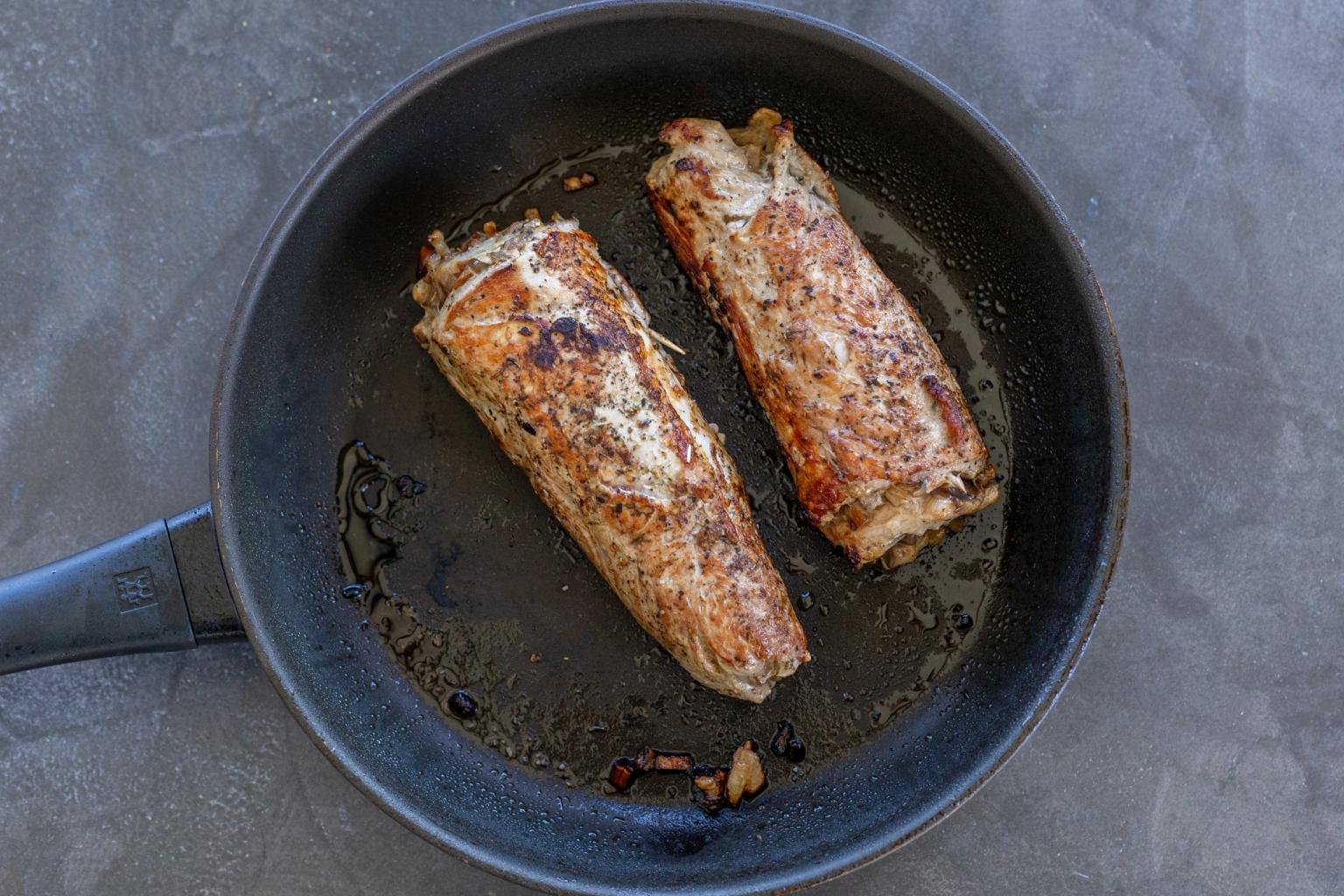 Mushroom Pork Roulade - Momsdish