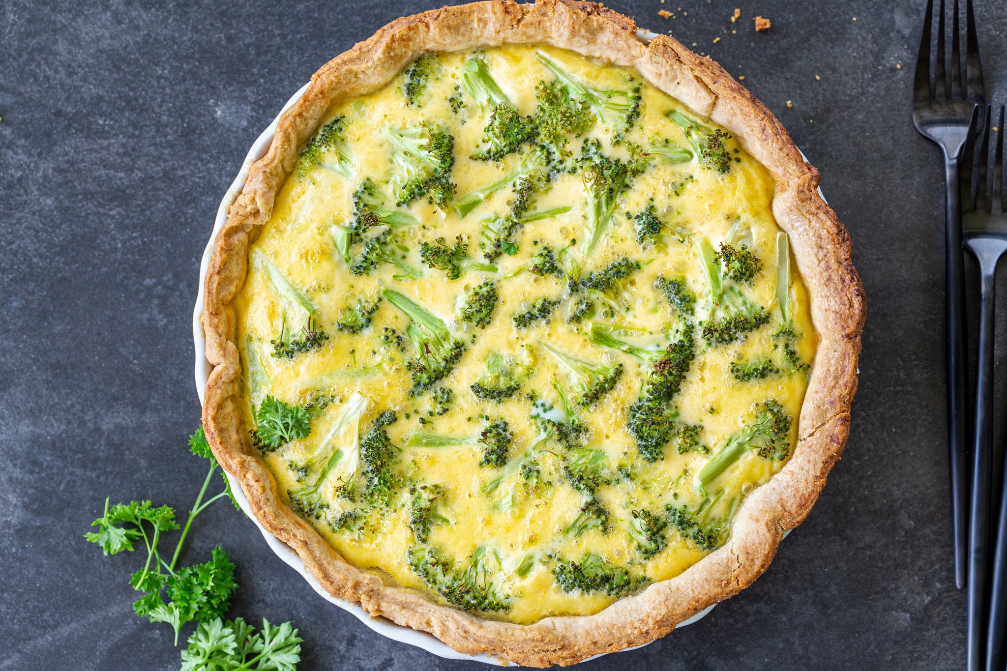 Broccoli Quiche Recipe (Foolproof Method) - Momsdish