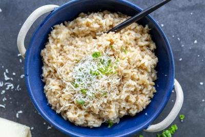 The Best Parmesan Risotto (Crazy Easy) - Momsdish