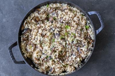 Mushroom Risotto Recipe (One Pan) - Momsdish