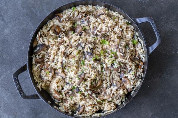 Mushroom Risotto Recipe (One Pan) - Momsdish