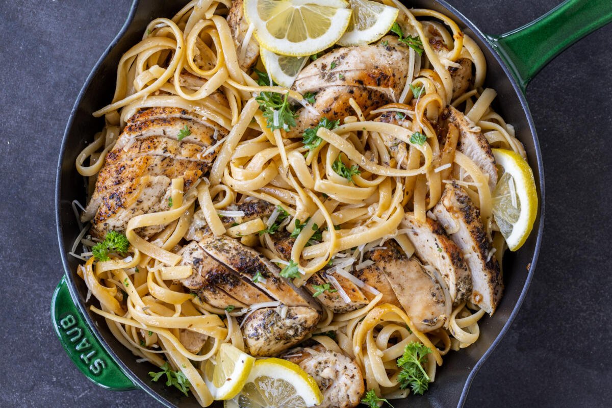 Lemon Chicken Pasta (30 Minute) - Momsdish