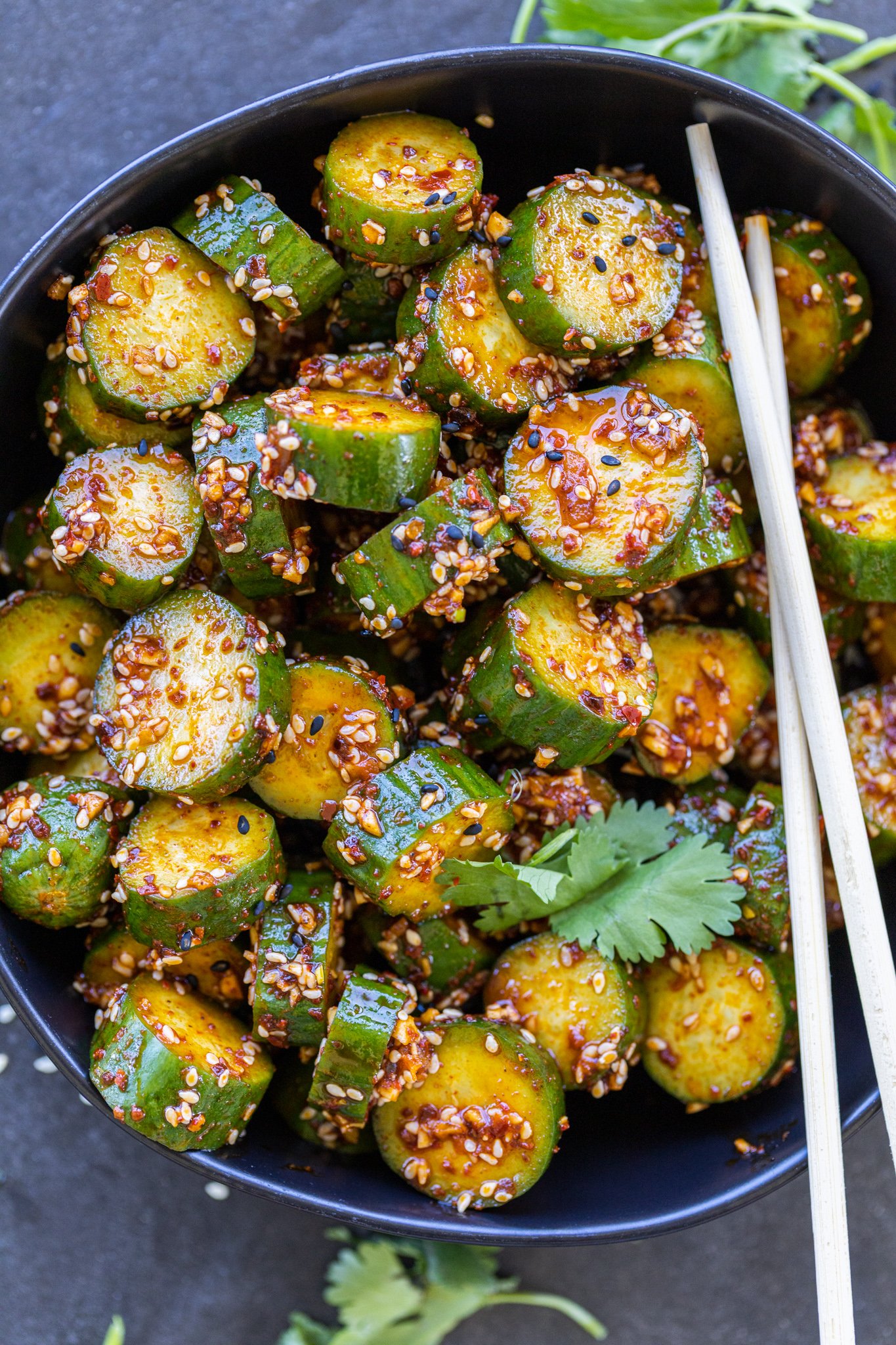 Asian Cucumber Salad (5 Minute) - Momsdish