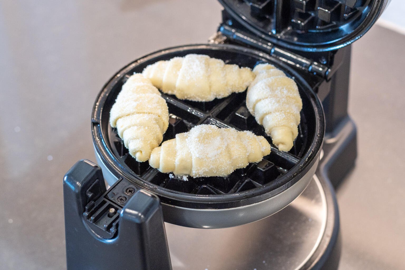 Easy Croffle (Croissant Waffles) - Momsdish