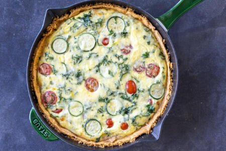 Easy Veggie Quiche Recipe - Momsdish
