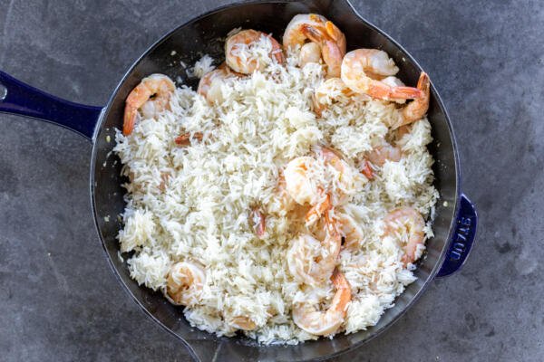 15 Minute Shrimp & Rice (One Pan) - Momsdish