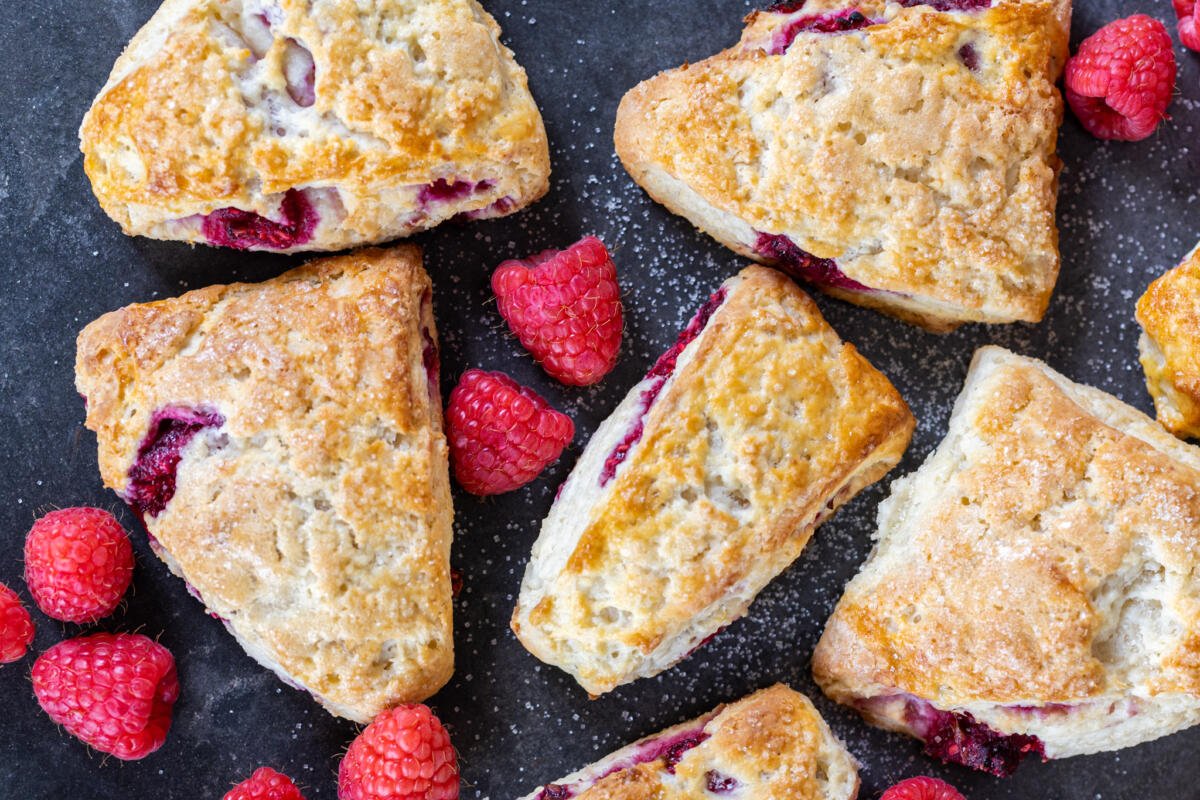 The Best Raspberry Scones - Momsdish