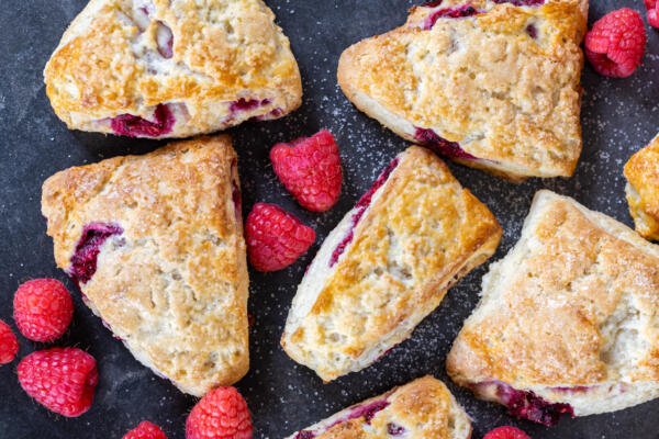 The Best Raspberry Scones - Momsdish