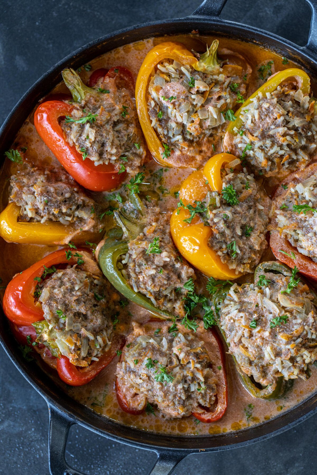 Stuffed Peppers Soup (One-Pot) - Momsdish