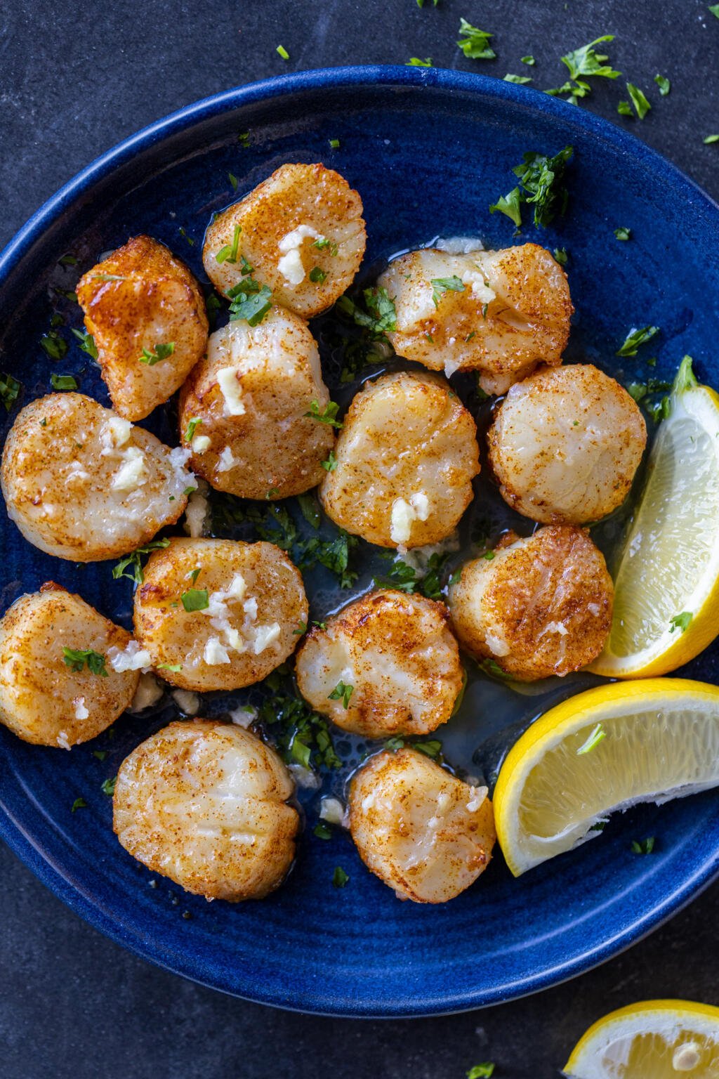 10 Minute Pan-Seared Butter Scallops - Momsdish