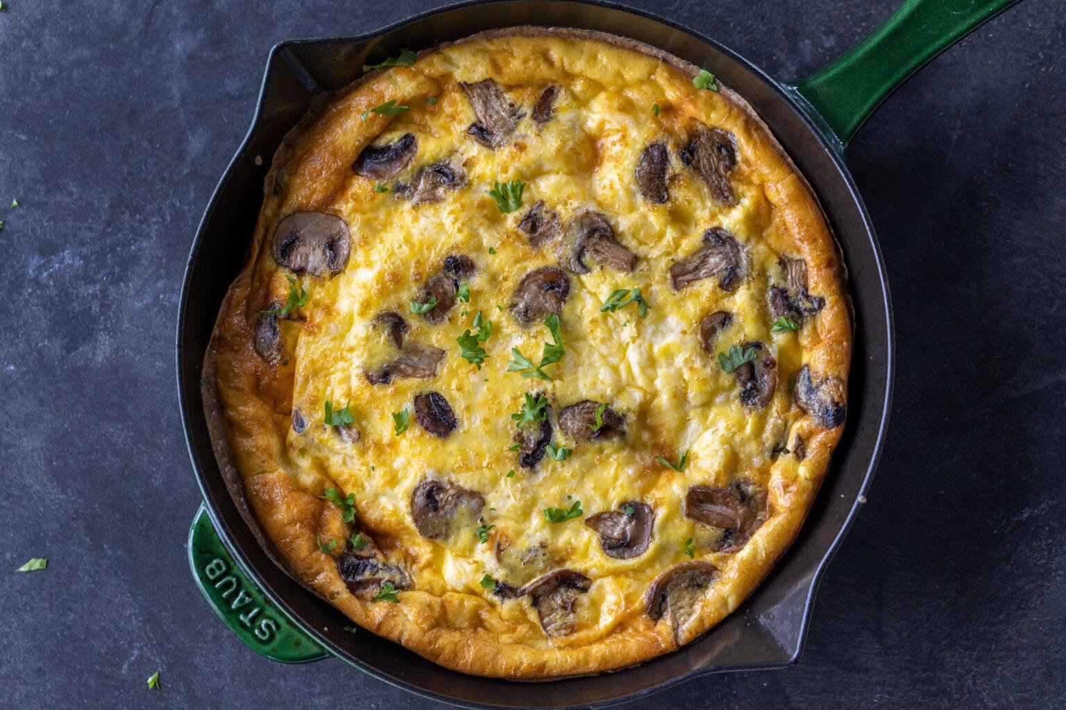 Mushroom Frittata Recipe - Momsdish