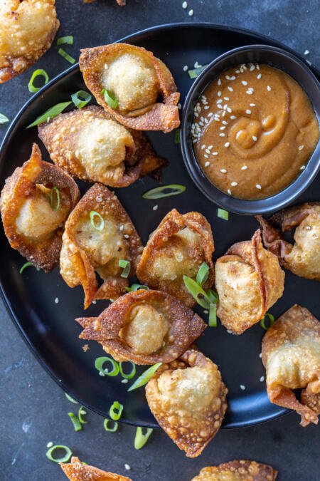 Crispy Fried Wontons (Very Simple) - Momsdish