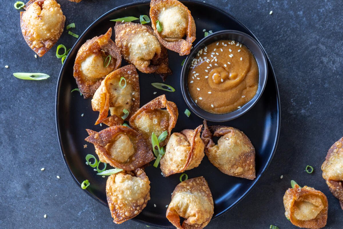 Crispy Fried Wontons (Very Simple) - Momsdish