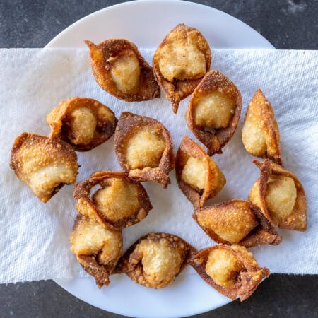 Crispy Fried Wontons (Very Simple) - Momsdish