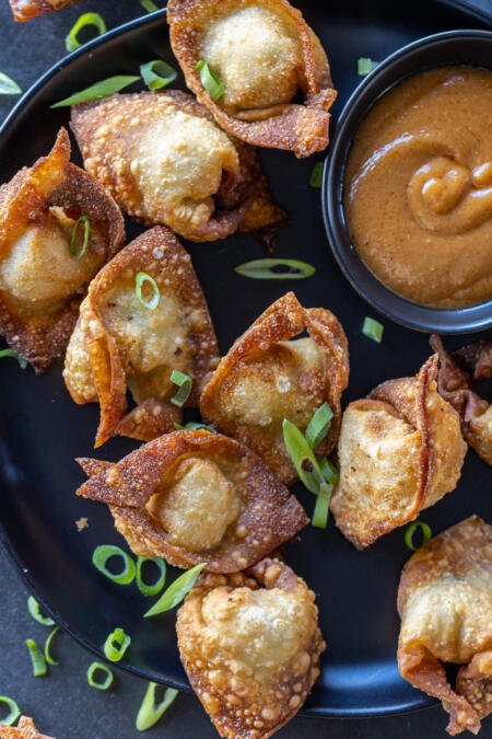 Crispy Fried Wontons (Very Simple) - Momsdish
